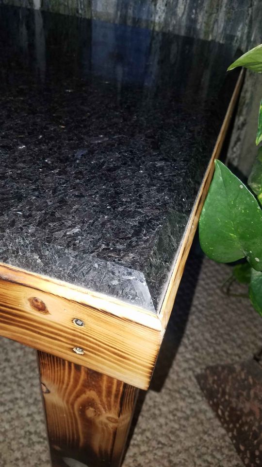 Mesabi Black Granite Coffee Table | LaurentianMGS